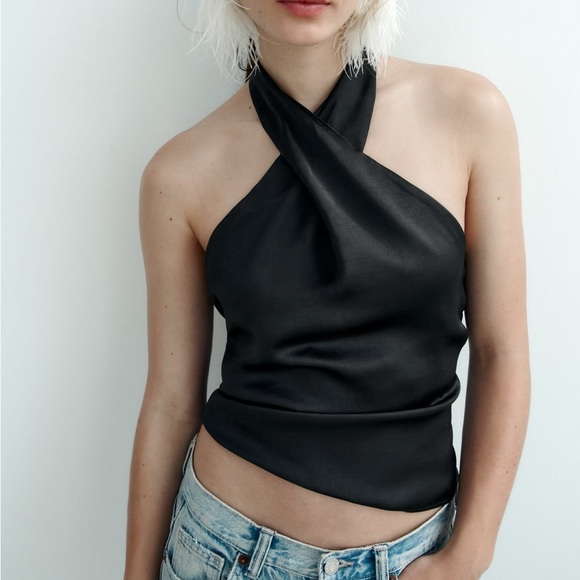 Zara | Tops | Zara Halter Top | Poshmark